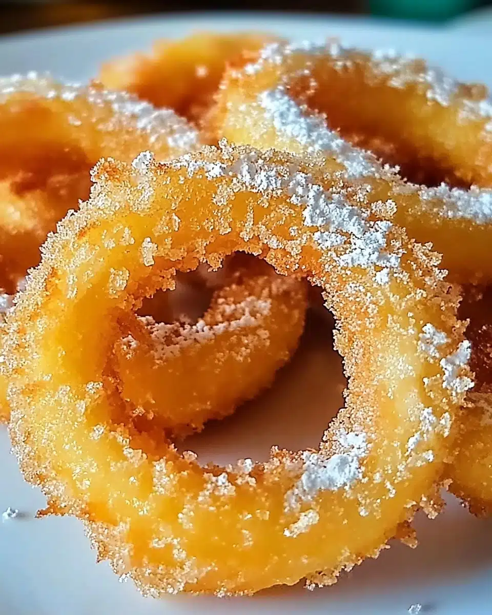 Fried Pumpkin Rings with Coconut Crust | Crispy Snack Recipe