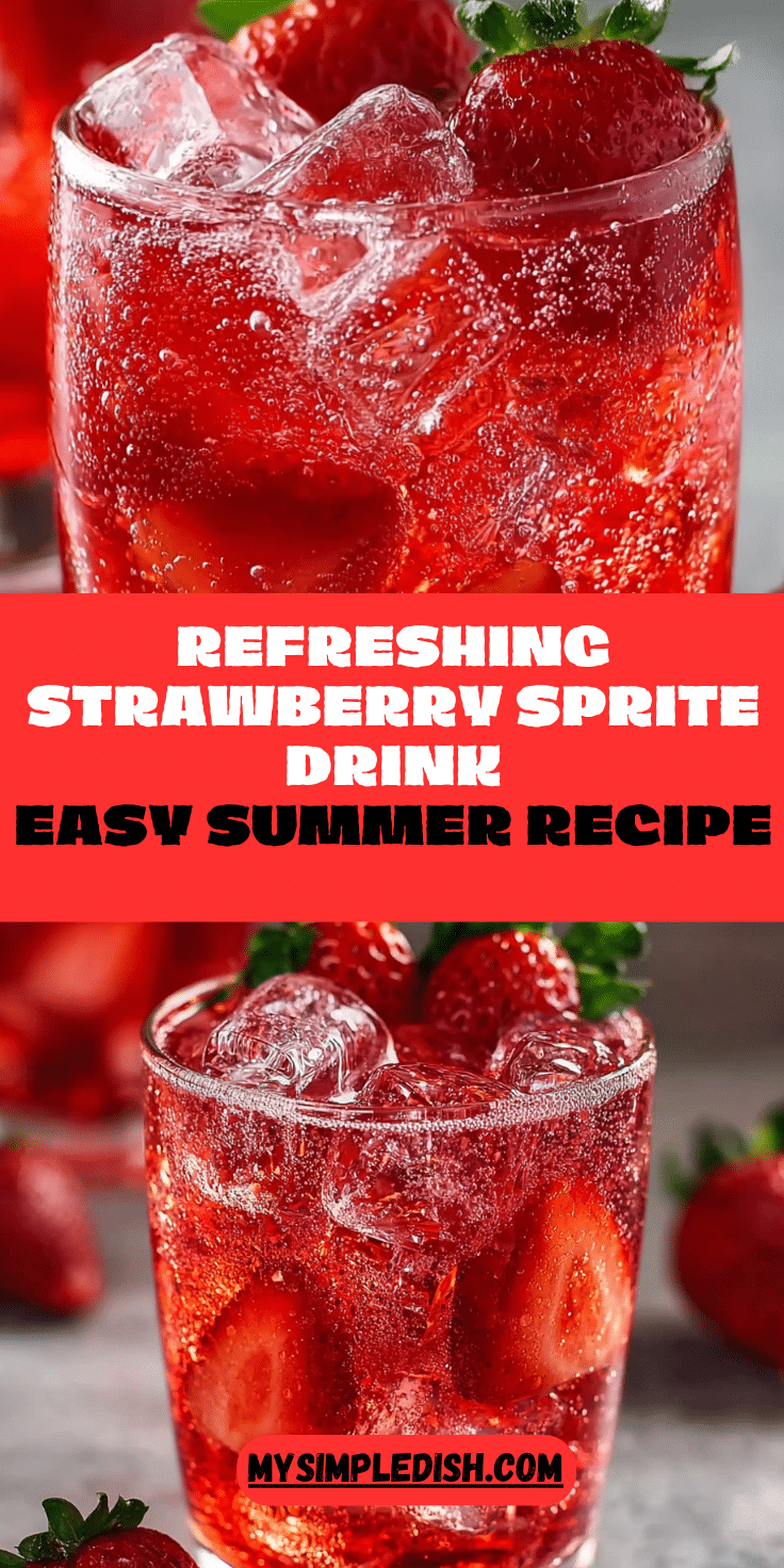 Strawberry Sprite Recipe - Refreshing Homemade Beverage