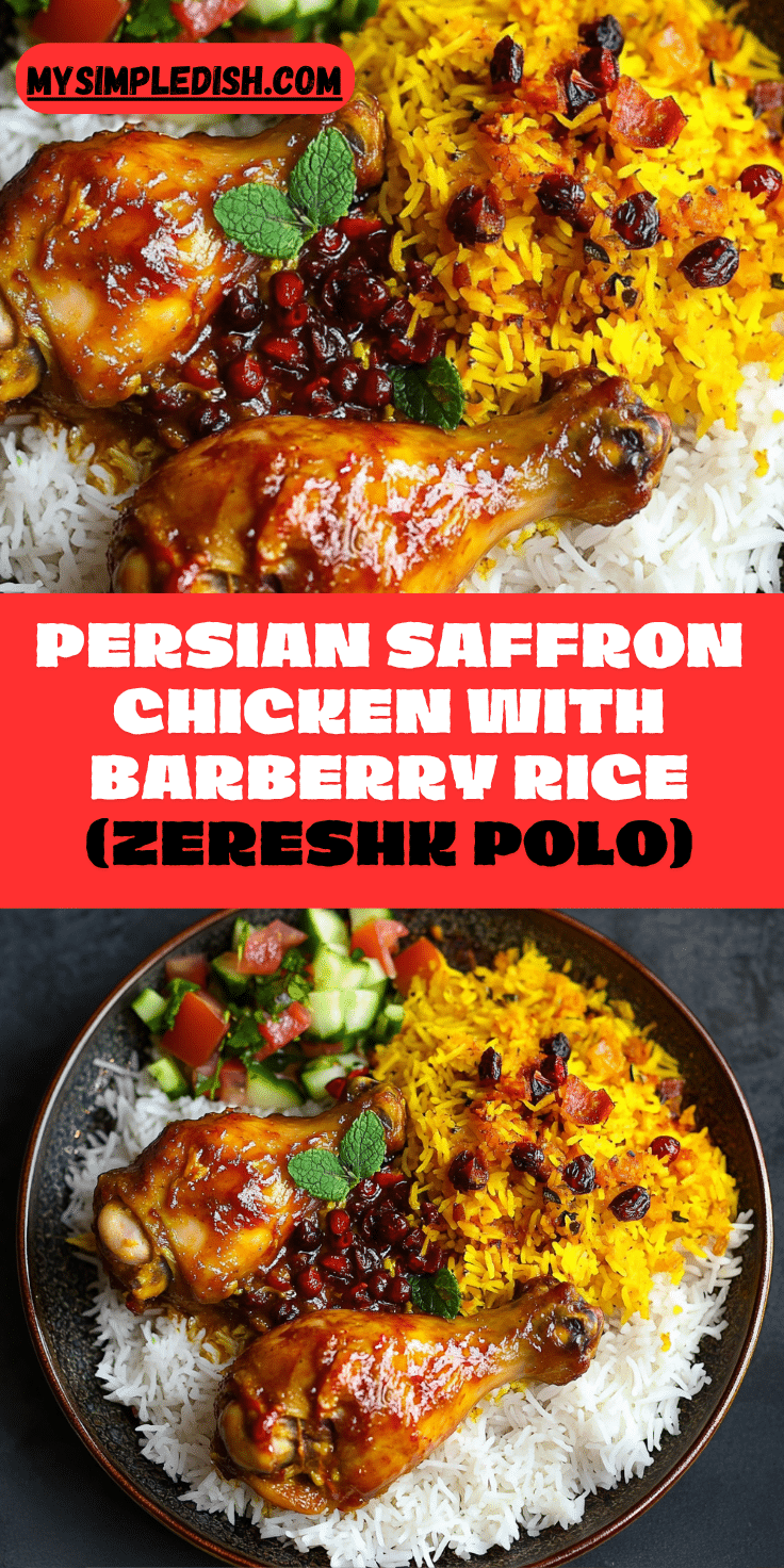 Persian Chicken Recipe: Savory Zereshk Polo Ba Morgh Delight