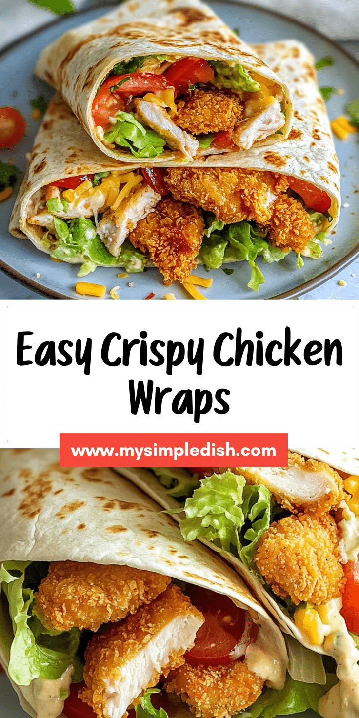 Crispy Chicken Wrap Recipe - Ultimate Crispy Chicken Delight