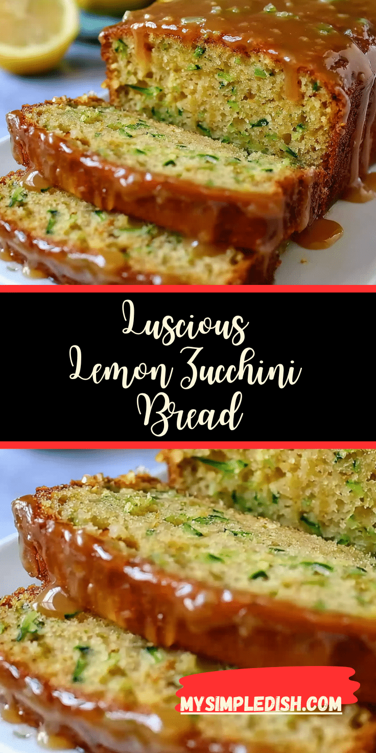Luscious Lemon Zucchini Bread: Moist & Citrusy Recipe