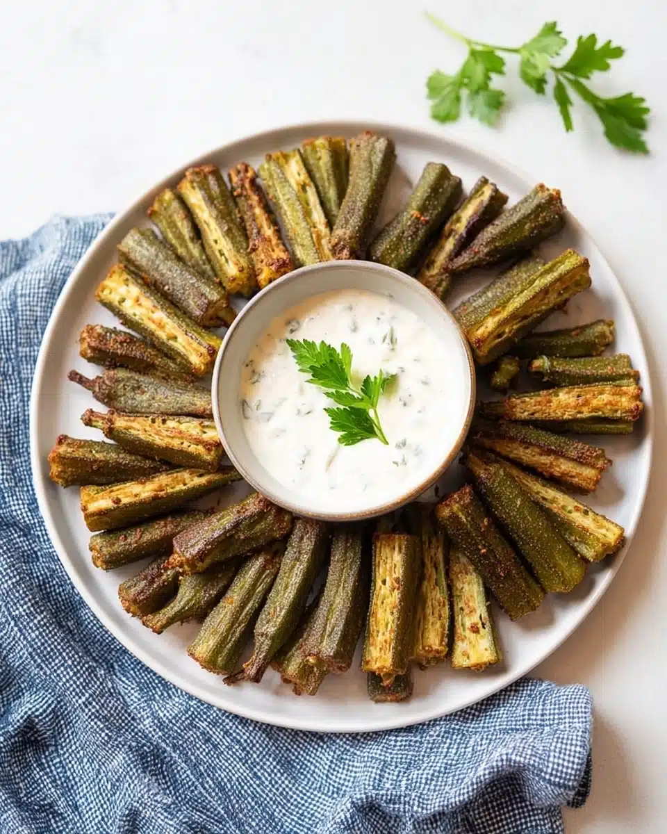 Air Fryer Crispy Okra Recipe - Crunchy, Flavorful Okra Delight
