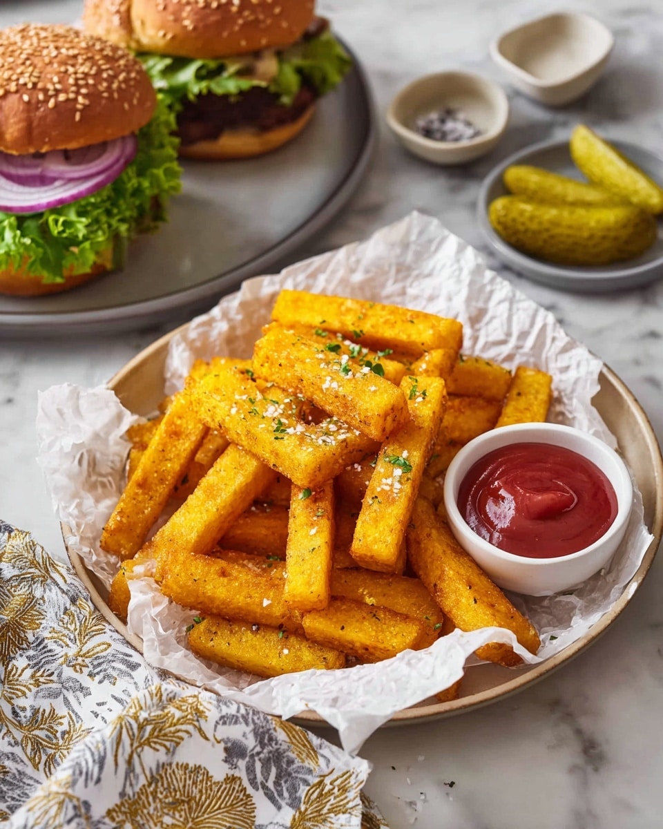 Polenta Fries: Crispy, Savory Oven-Baked Polenta Sticks