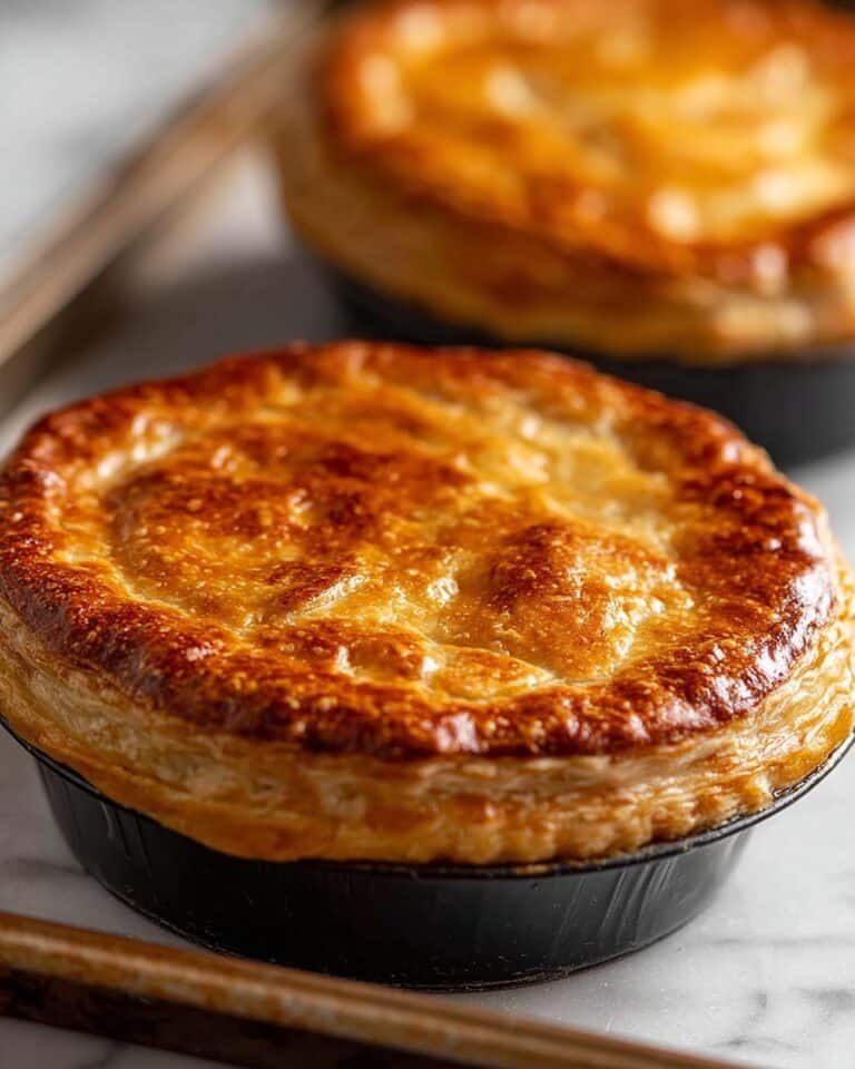 Aussie Beef Pie with Flaky Puff Pastry—Comforting Aussie Classic