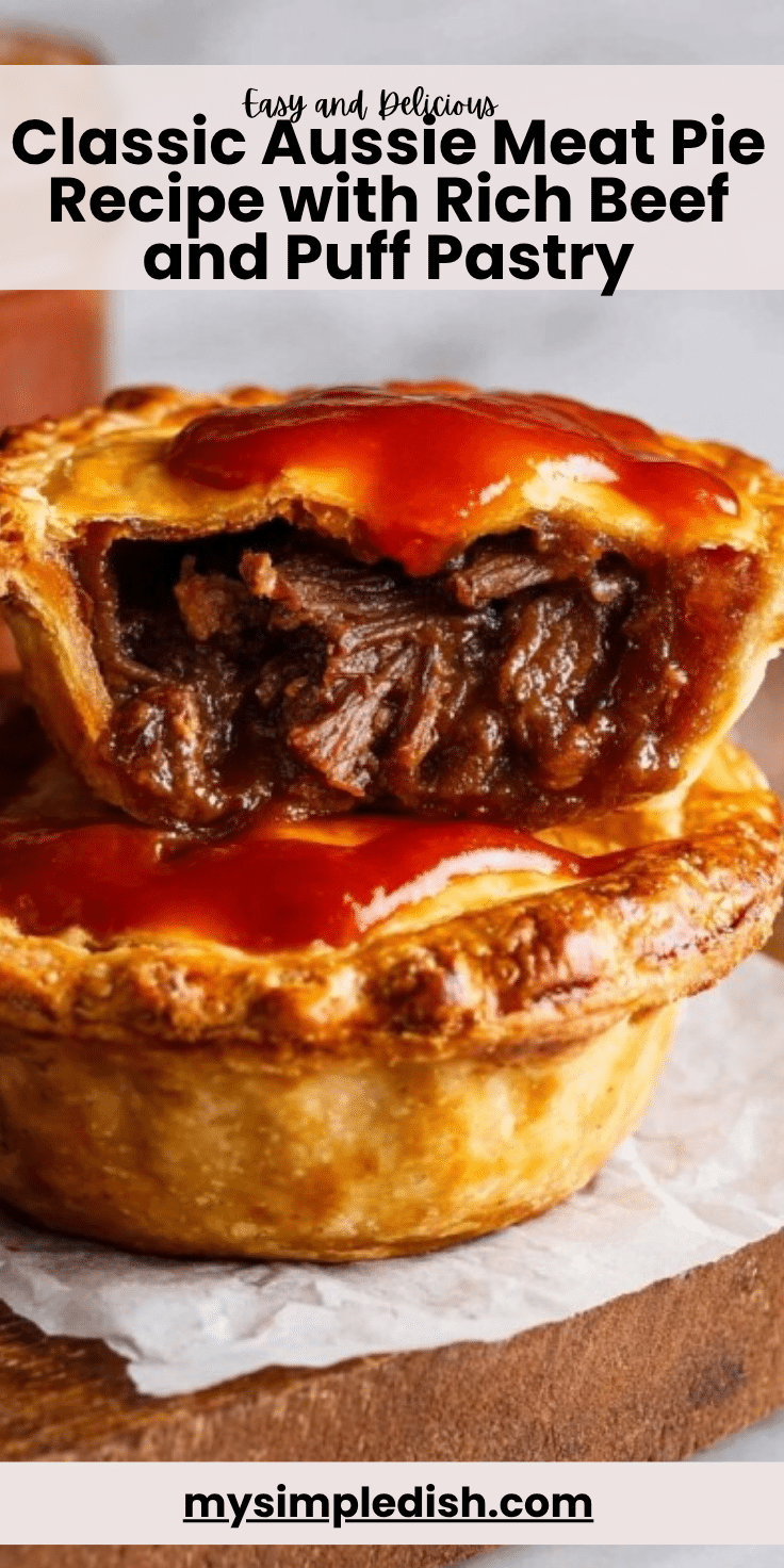 Aussie Beef Pie with Flaky Puff Pastry—Comforting Aussie Classic