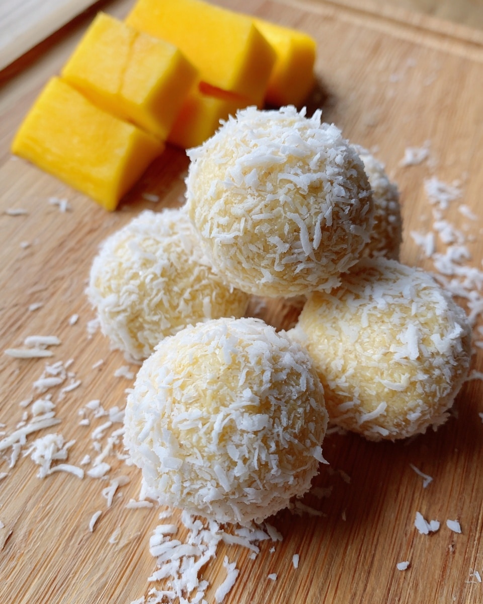 Mango Bliss Balls: Delicious Healthy Tropical Snacks