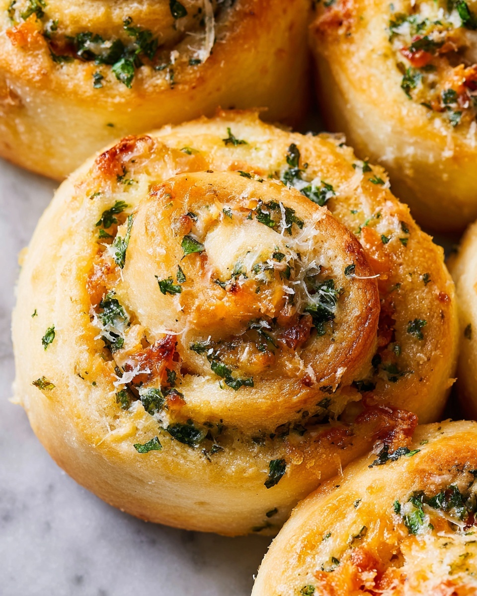 Garlic Butter Parmesan Rolls: Irresistible Fluffy & Fragrant