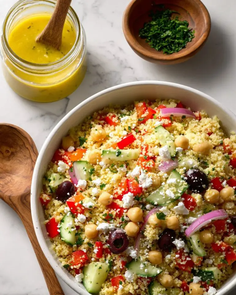 Fresh and Flavorful Couscous Salad with Herbs and Lemon