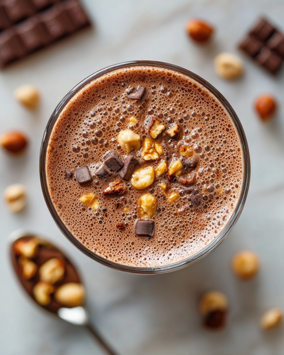Chocolate Hazelnut Banana Smoothie - Creamy & Irresistible